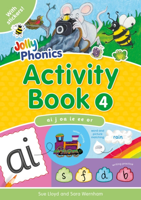 Jolly Phonics Activity Book 4 - In Precursive Letters (British English ...