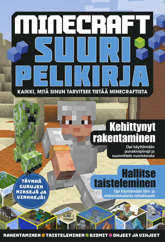 Minecraft - Suuri Pelikikirja 2024 - Readme.fi - Kovakantinen | Suomalainen.com