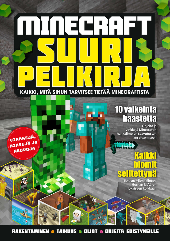 Minecraft - Suuri pelikirja 2025 - Readme.fi - Kovakantinen | Suomalainen.com