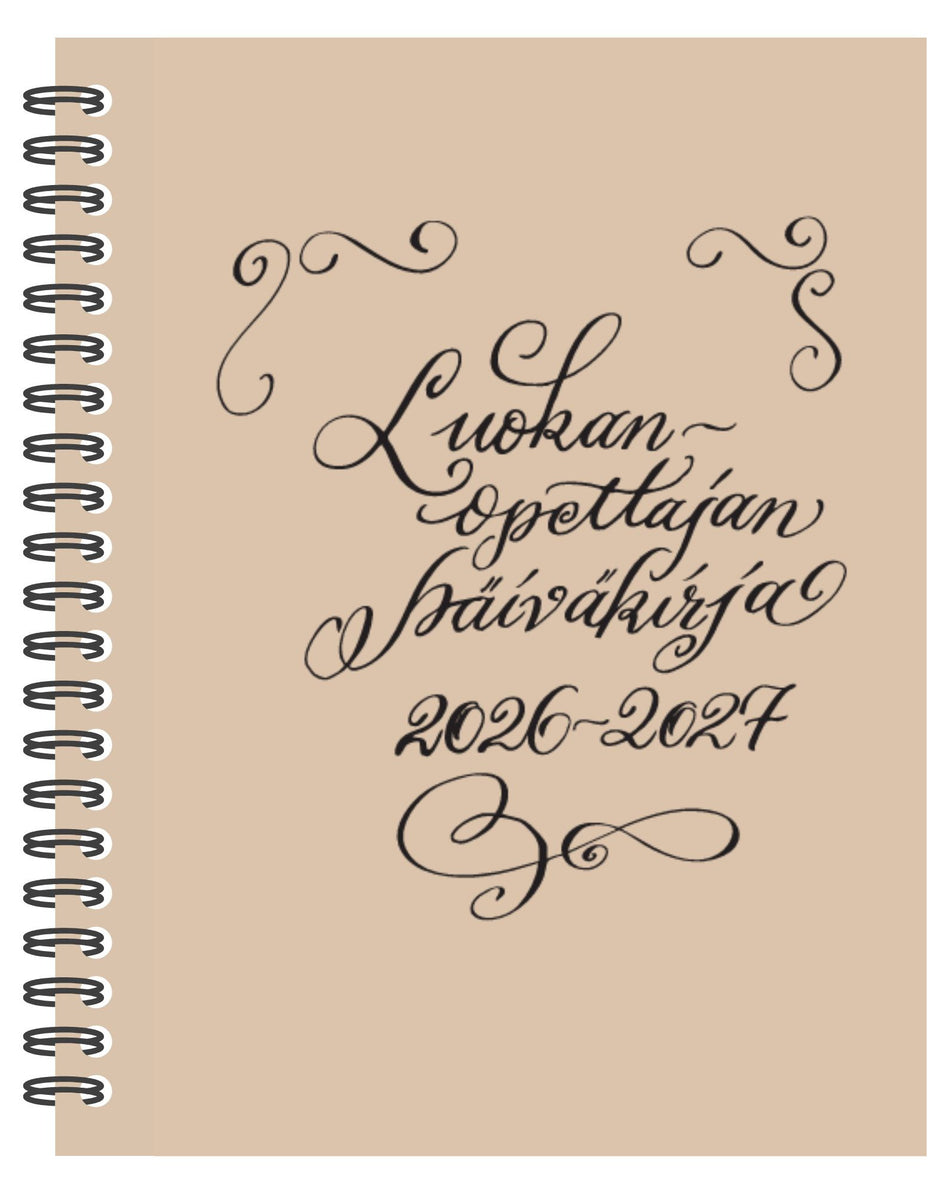 Luokanopettajan päiväkirja A4 (krs.) 2026-2027 - Kierreselkäinen ...