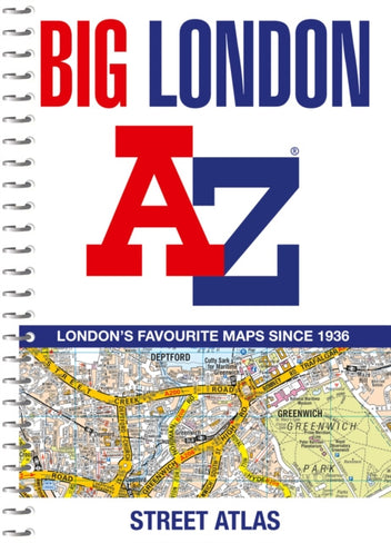 Big London A-Z Street Atlas - Detailed and Accurate Iconic Street Map ...