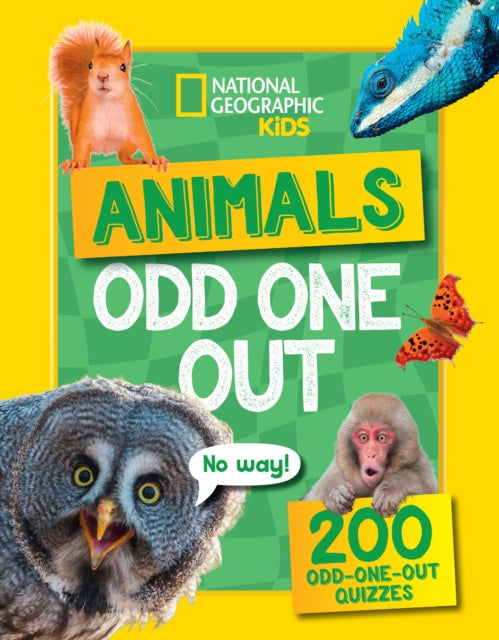 Animals Odd One Out - A Fun-Filled Game Book with 200 Quizzes ...