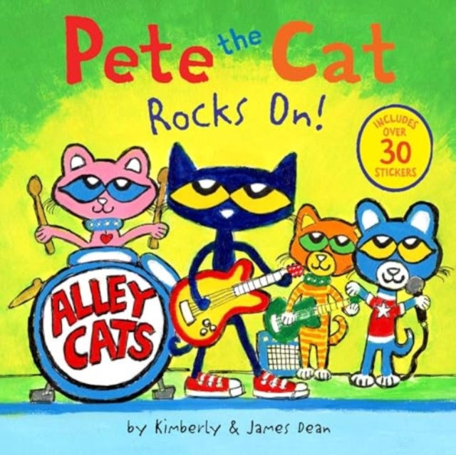 Pete the Cat Rocks On! - Includes Over 30 Stickers! - James Dean (+1 ...