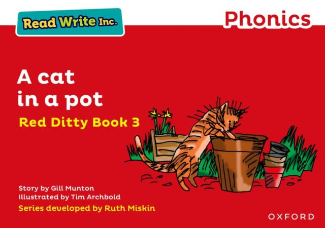 Read Write Inc. Phonics: A Cat in a Pot (Red Ditty Book 3) - Gill ...