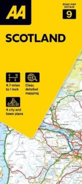 AA Road Map Scotland - Kartta | Suomalainen.com