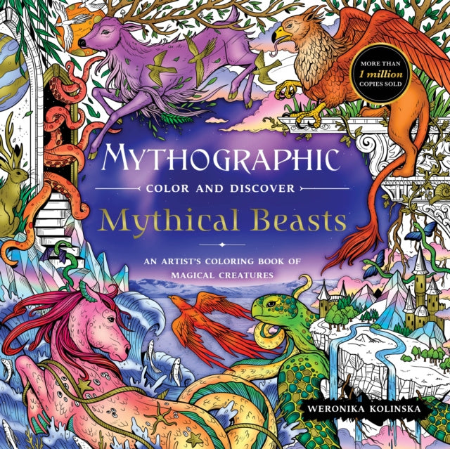 Mythographic Color and Discover: Mythical Beasts - An Artist’s Coloring ...