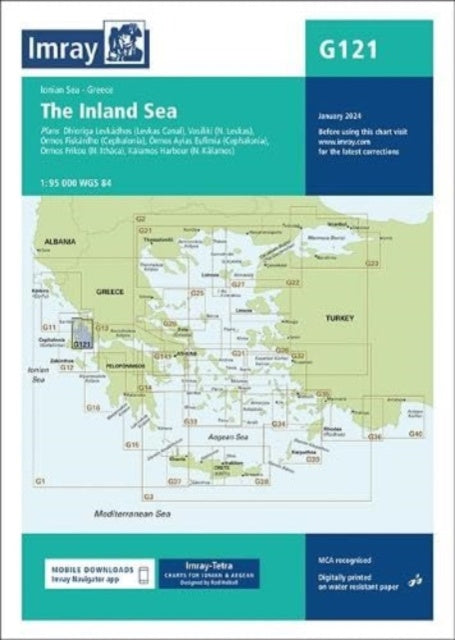 Imray Chart G121 - The Inland Sea - Imray - Kartta | Suomalainen.com