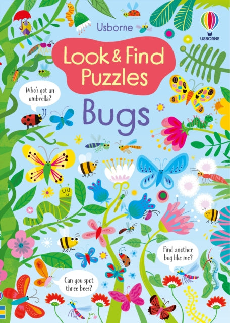 Look and Find Puzzles Bugs - Kirsteen Robson - Pehmeäkantinen ...