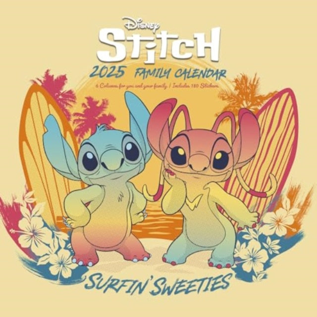 Lilo & Stitch 2025 Family Planner Calendar - Kalenteri | Suomalainen.com
