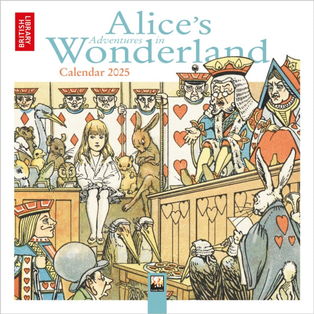 British Library: Alice's Adventures in Wonderland Mini Wall Calendar 2 ...