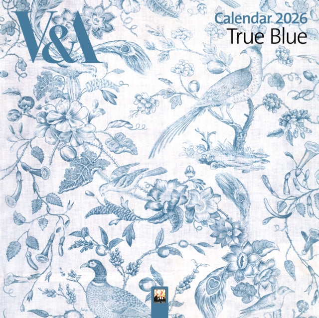 V&A: True Blue Wall Calendar 2026 (Art Calendar) - Kalenteri ...