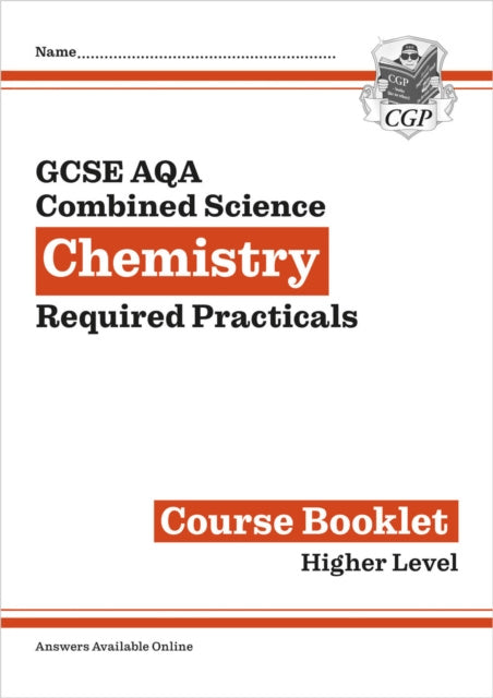 GCSE Combined Science Chemistry AQA Required Practicals Course Booklet ...