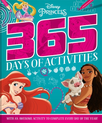 Disney Princess 365 Puzzles & Activities - Walt Disney - Pehmeäkantinen ...