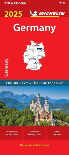 Germany 2025 - Michelin National Map 718 - Michelin - Kartta ...