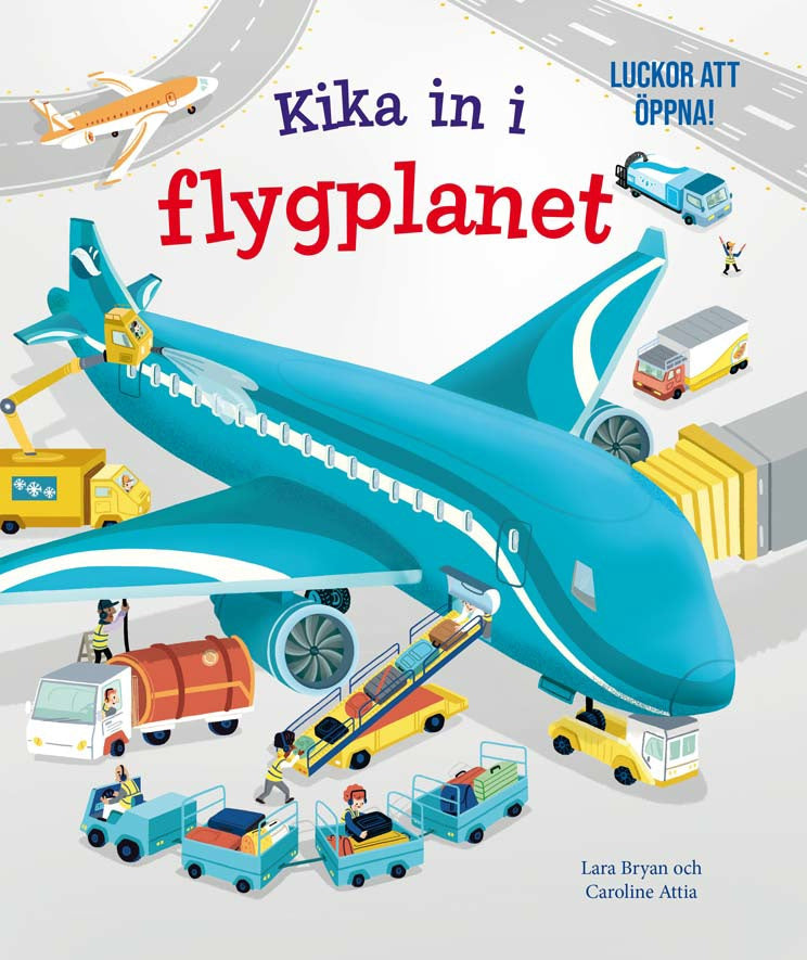 Kika in i flygplanet - Lara Bryan - Pahvisivuinen | Suomalainen.com