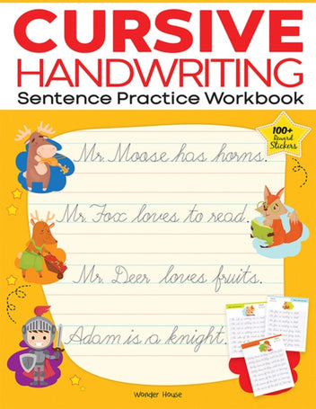 Cursive Handwriting - Sentence Practice Workbook - Pehmeäkantinen ...