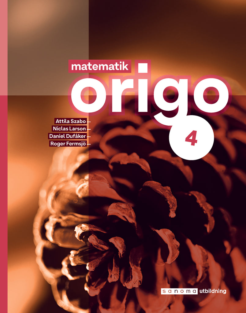 Matematik Origo 4 upplaga 3 - Attila Szabo (+3) - Pehmeäkantinen ...